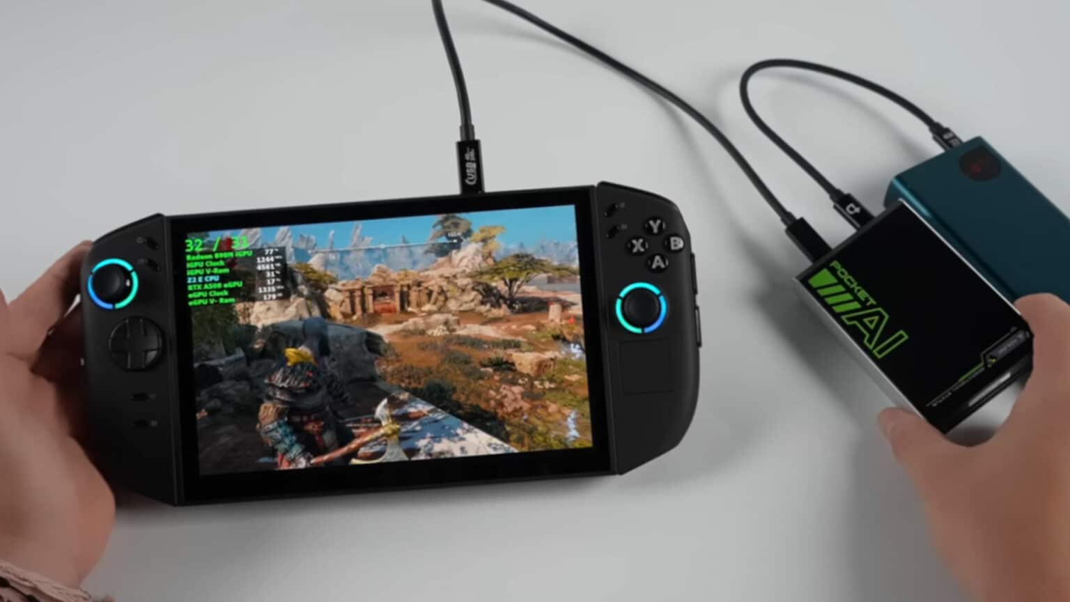YouTuber combines portable GPU with Lenovo Legion Go 2 for dual ...