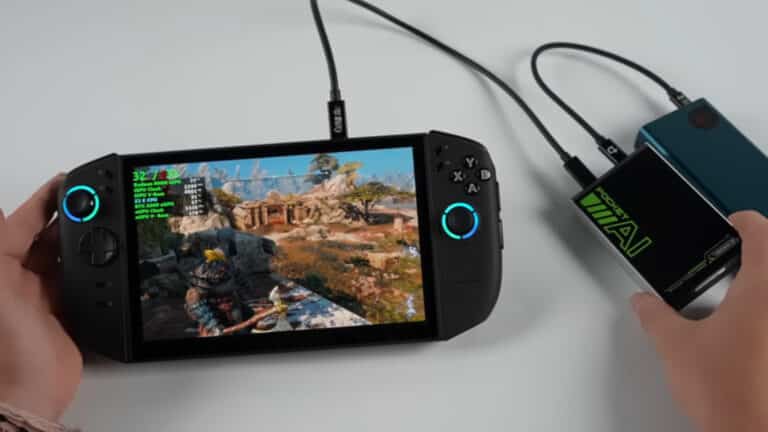 YouTuber combines portable GPU with Lenovo Legion Go 2 for dual ...