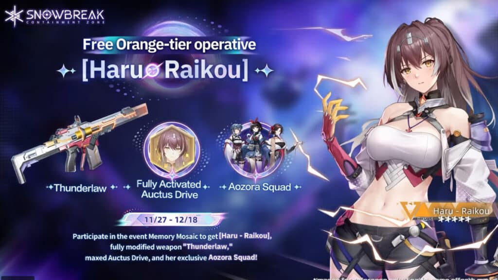 Snowbreak: Containment Zone's 3.3 update "Beyond Elysium" packs in ...