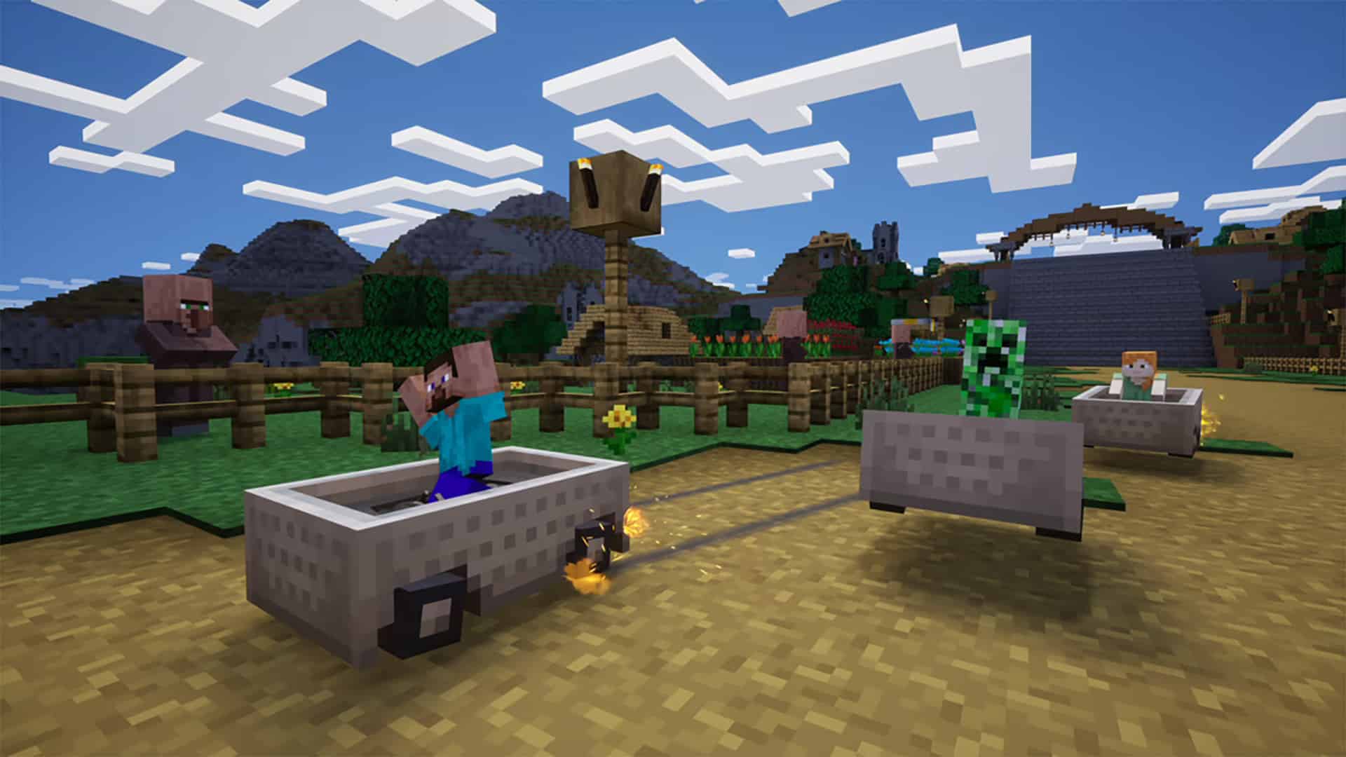 Sonic Racing Crossworlds Adds Minecraft Crossover- The Escapist