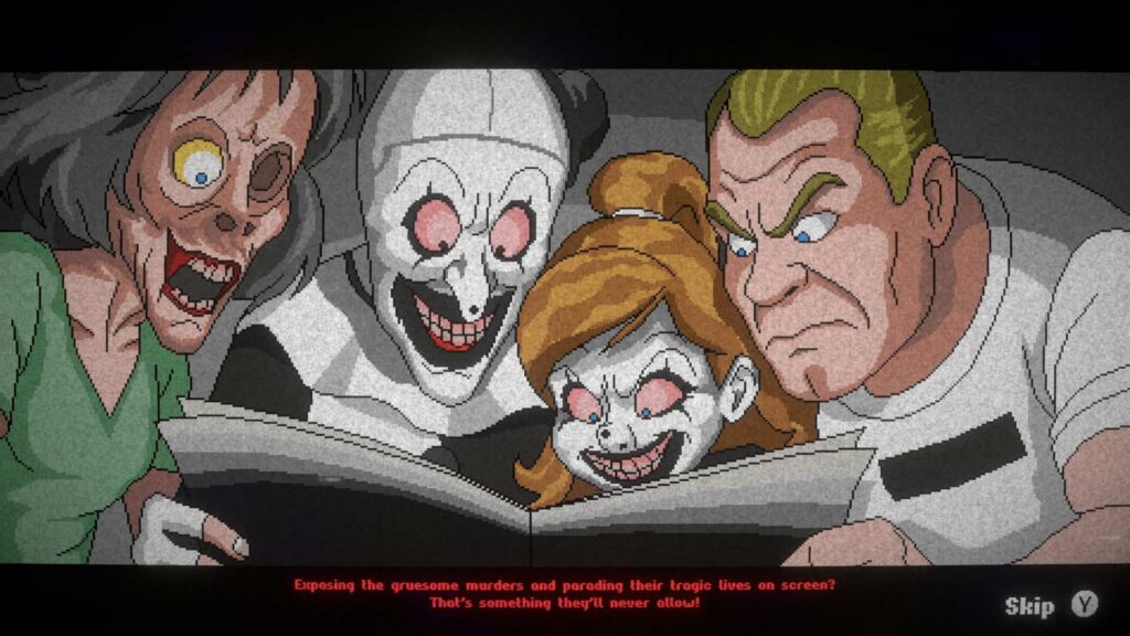 Terrifier: The ARTcade Game review: Simple, face-crunching fun - The ...