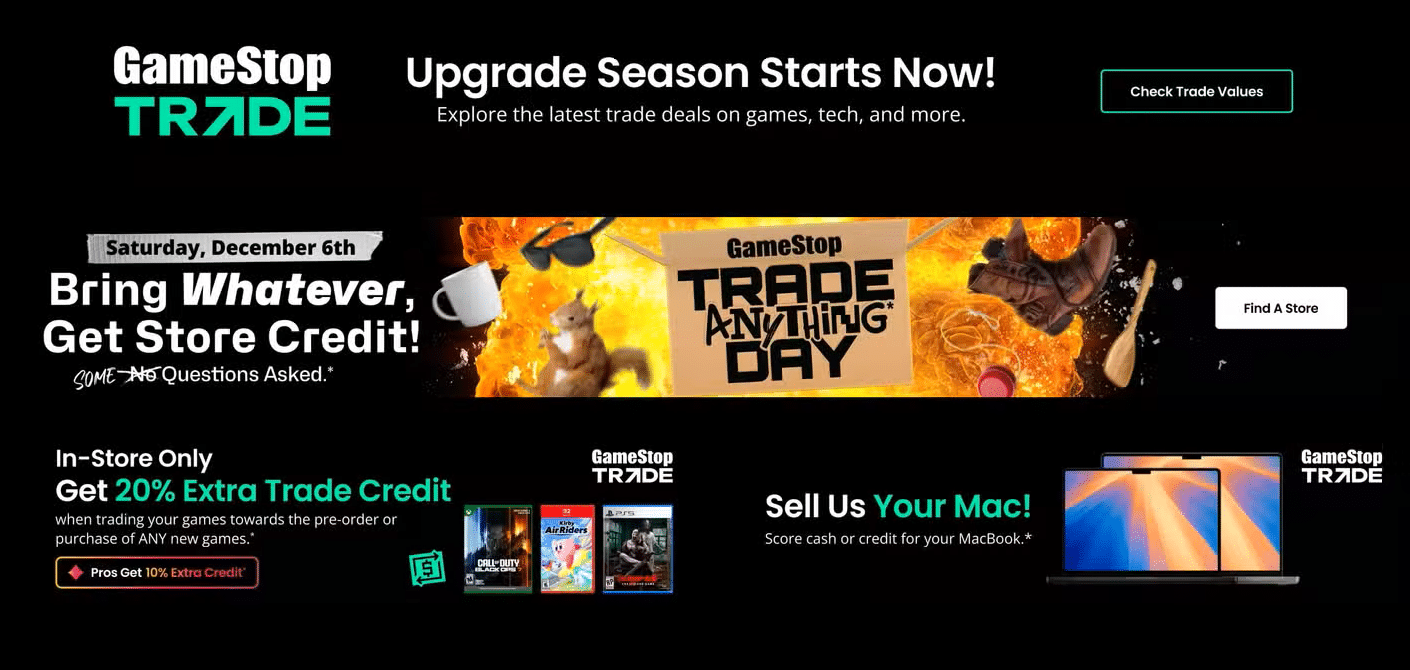 GameStop confuses gamers with Trade Anything Day - The Escapist
