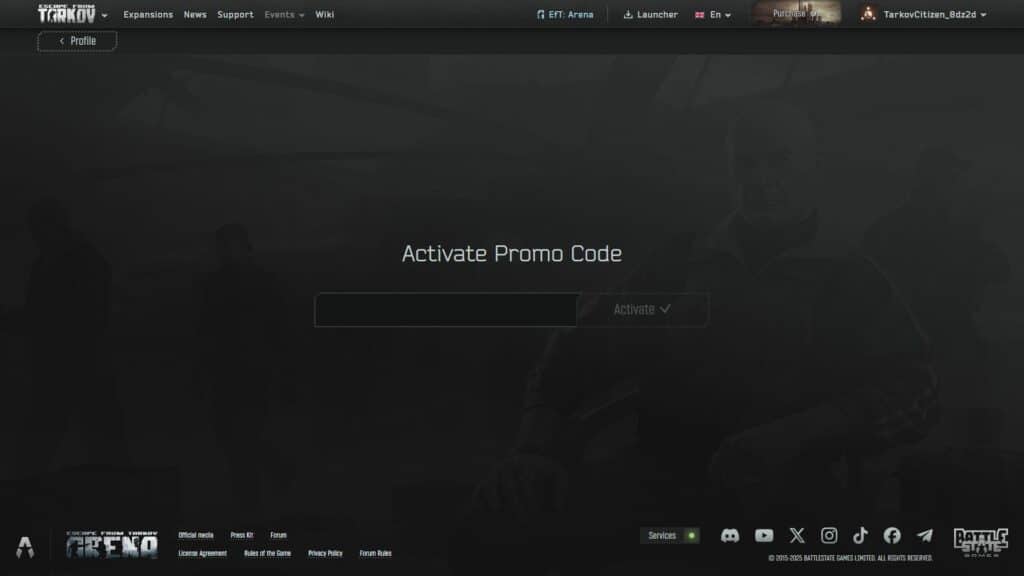 Best Escape from Tarkov codes to get in December 2025