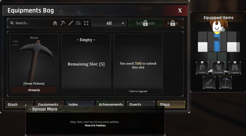 The Forge best weapon recipes: How to make & tier list for use
