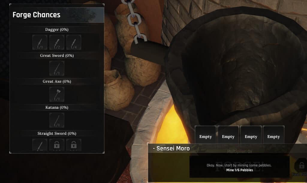 The Forge best weapon recipes: How to make & tier list for use