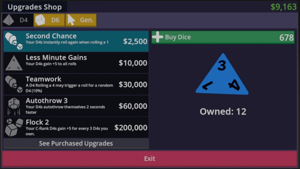 Dice Roller Incremental first impressions: Calming cubes