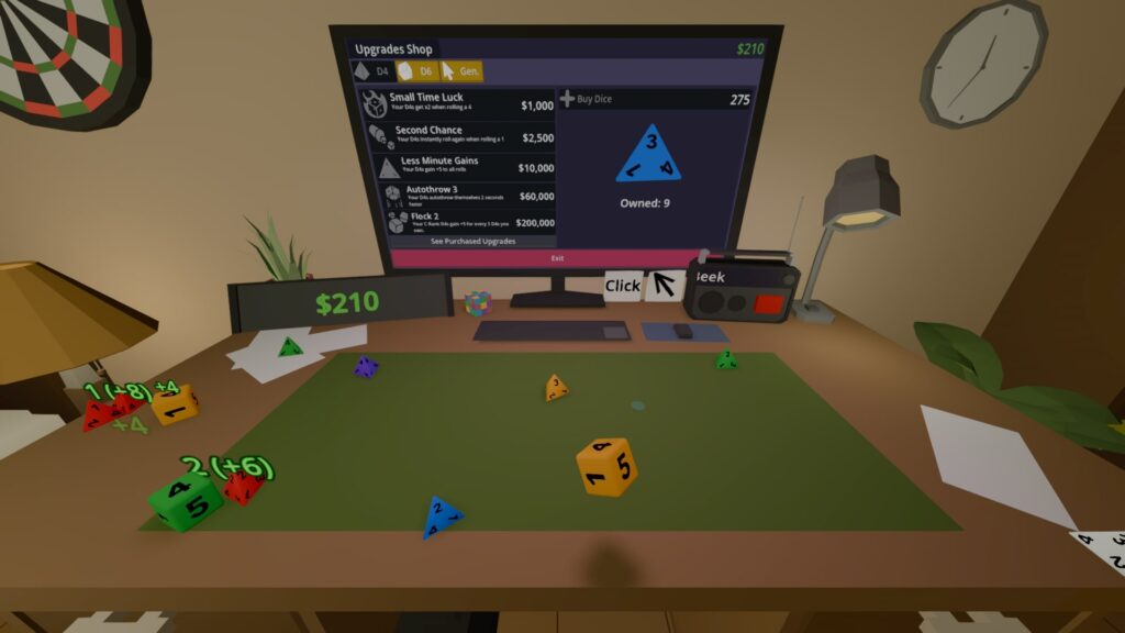 Dice Roller Incremental first impressions: Calming cubes