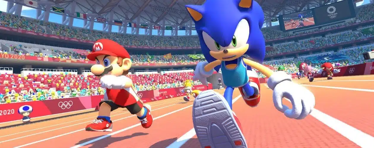 The Mario and Sonic rivalry has always been sorta stupid, and we just ...